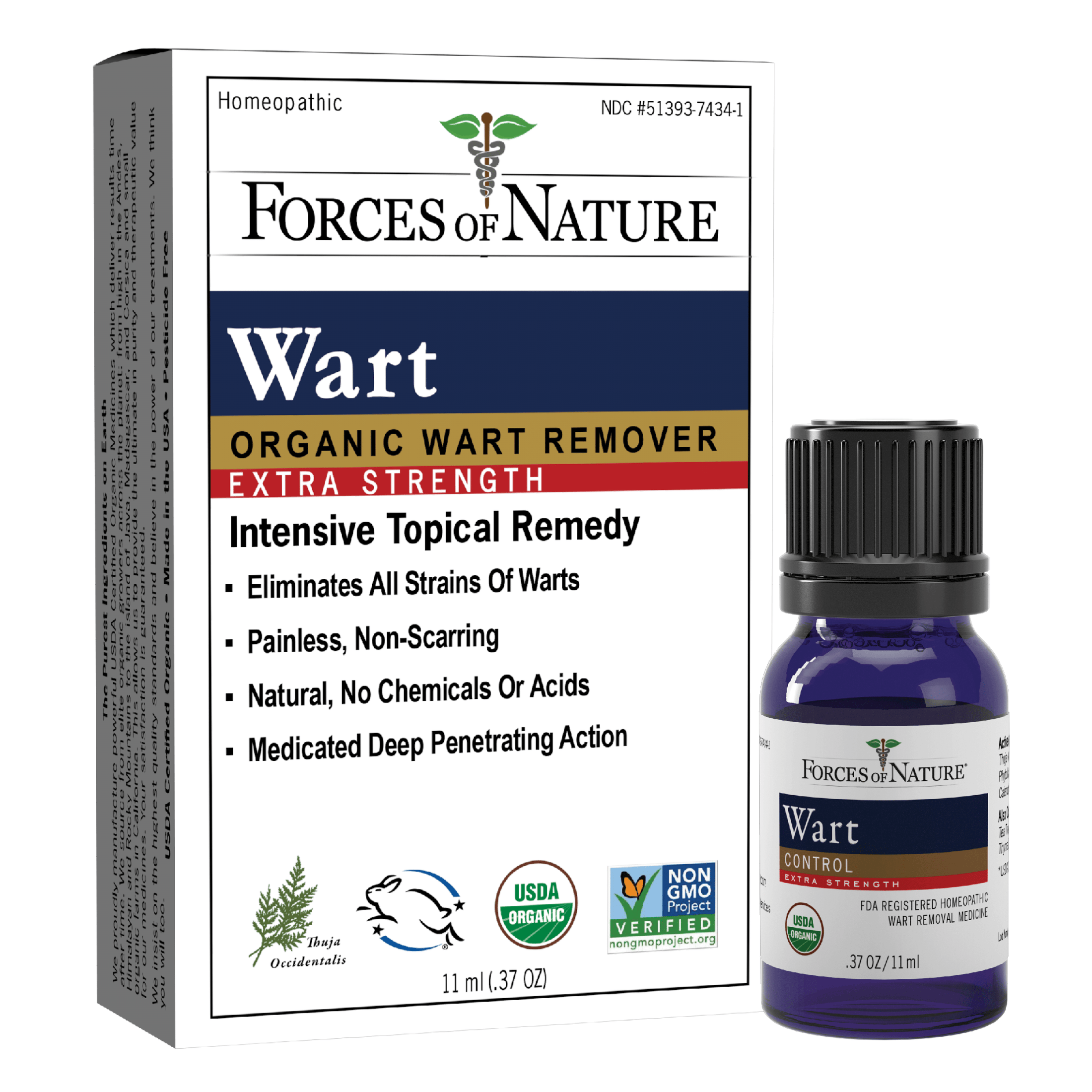 Natural Wart Remover | Extra Strength Topical Oil – Forces of Nature ...