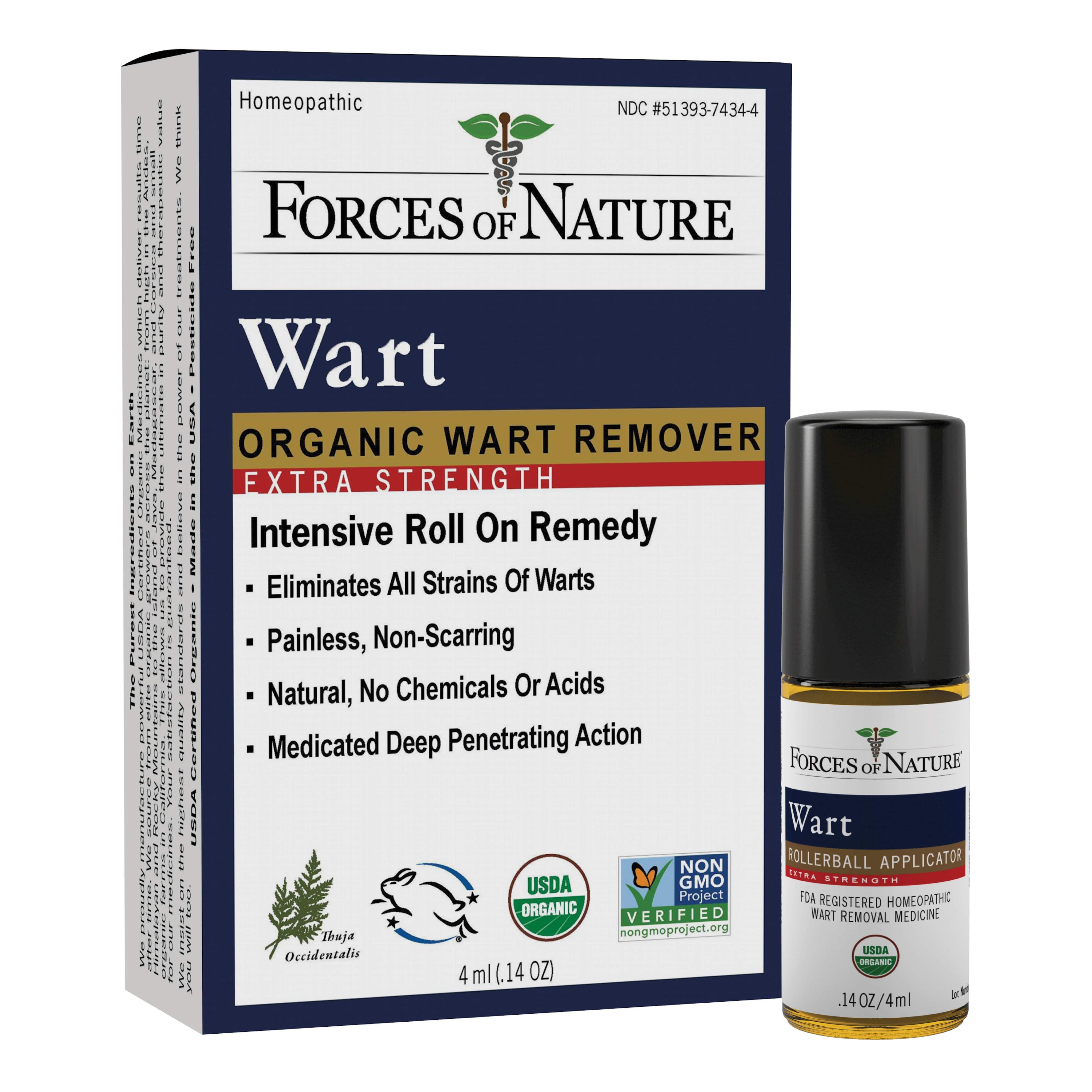 Natural Wart Remover | Extra Strength Topical Oil – Forces of Nature ...